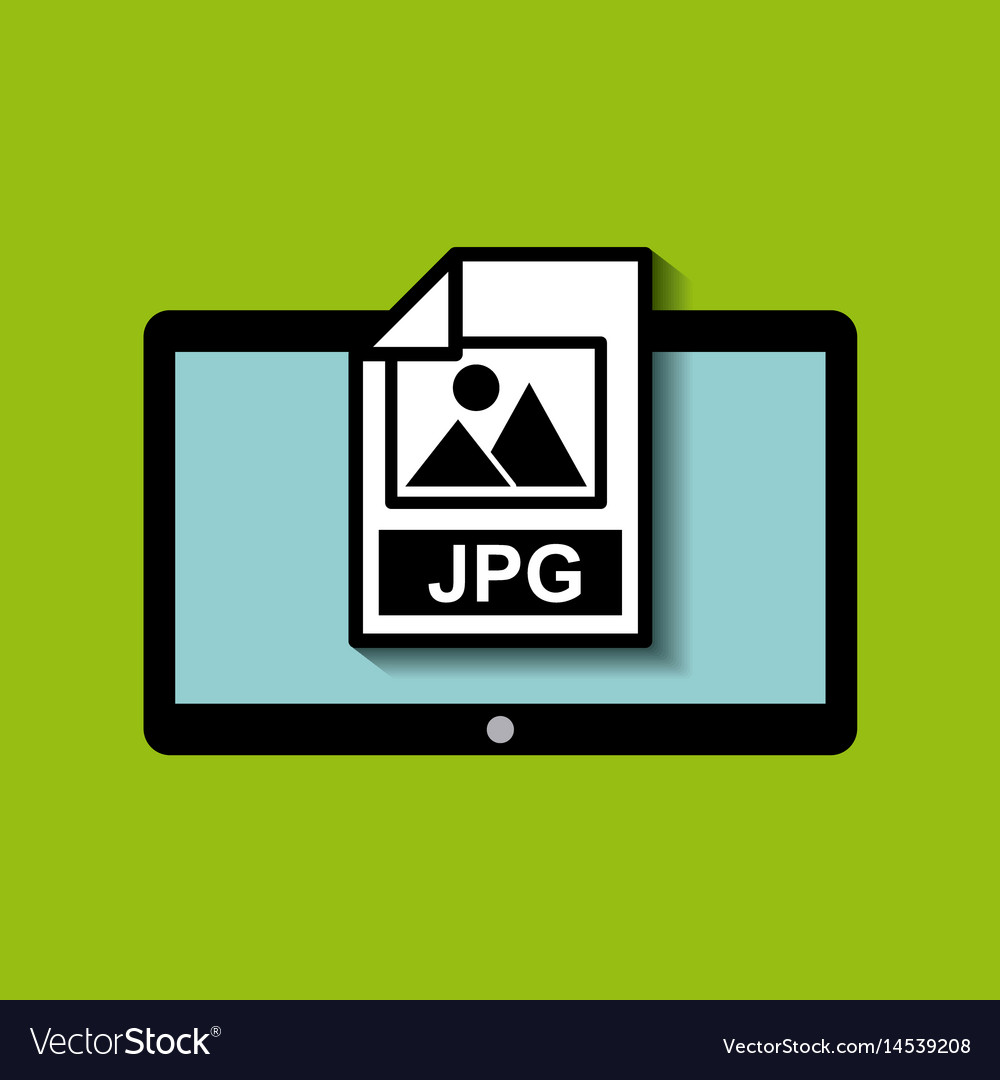 Tablet technology device icon Royalty Free Vector Image