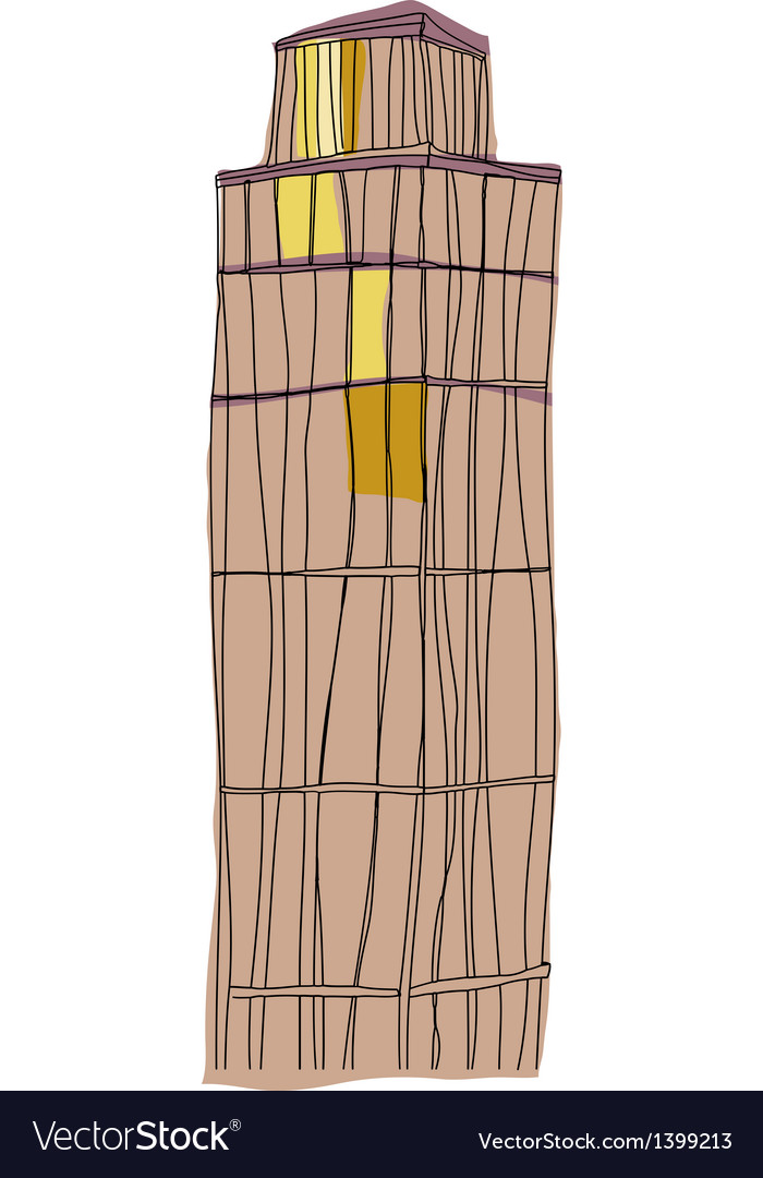 A building stand Royalty Free Vector Image - VectorStock