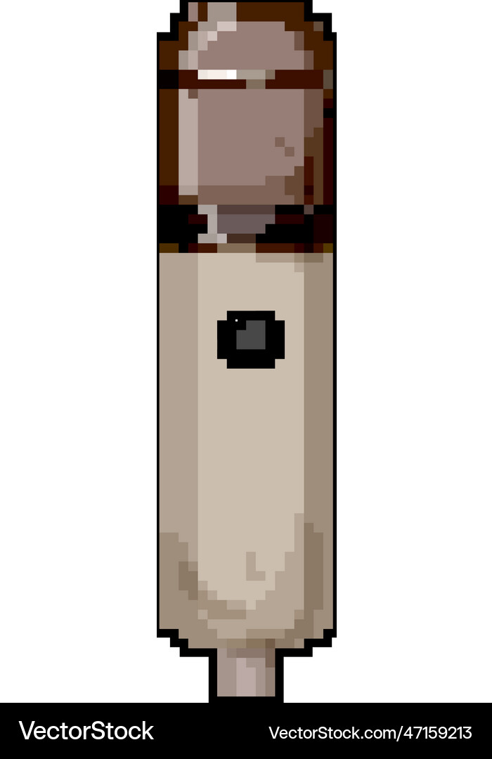 Concert mic microphone music game pixel art Vector Image
