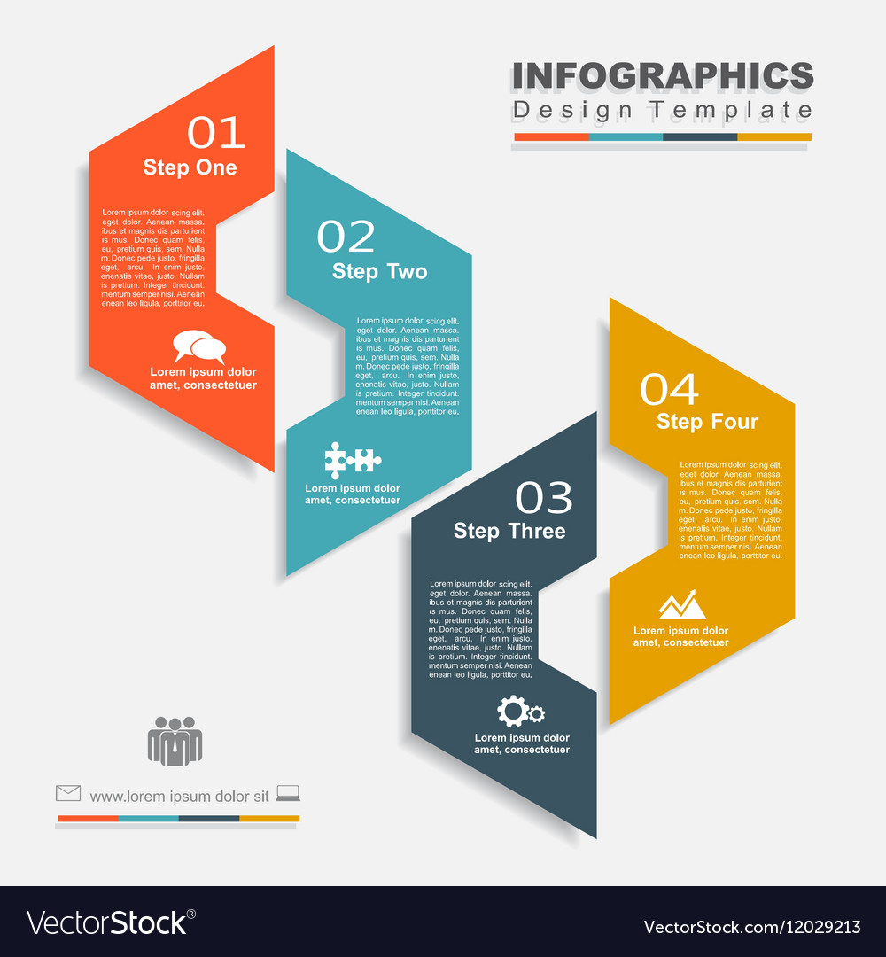 Design template with place for your data Vector Image