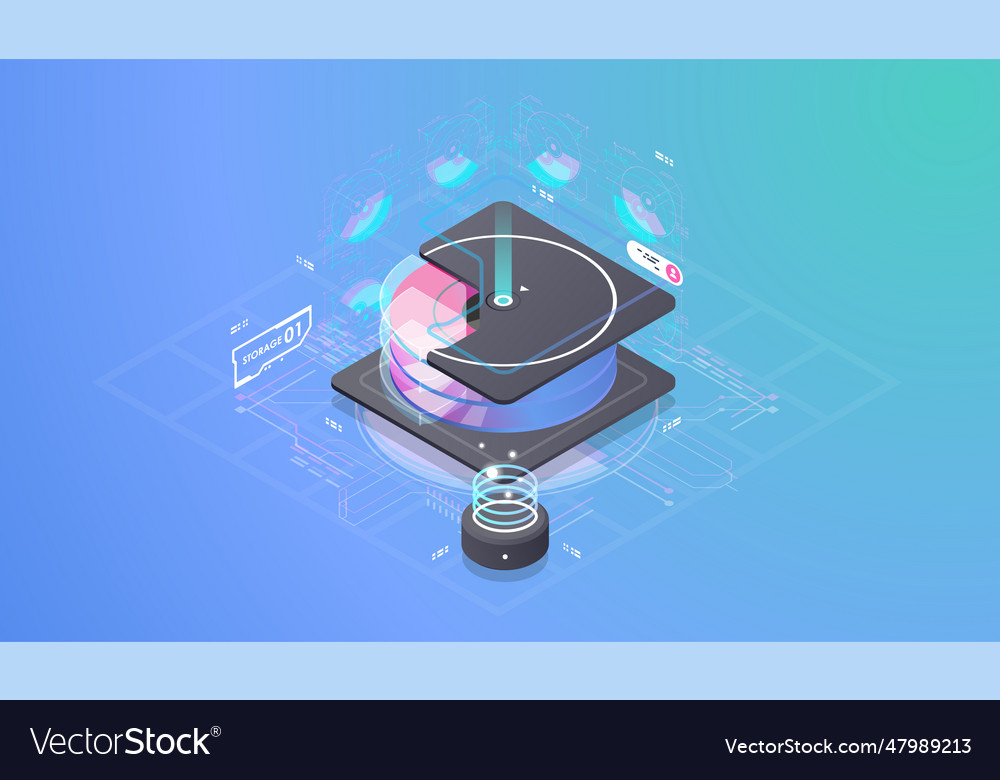 Isometric design concept virtual reality Vector Image Isometric design concept virtual reality Vector Image
