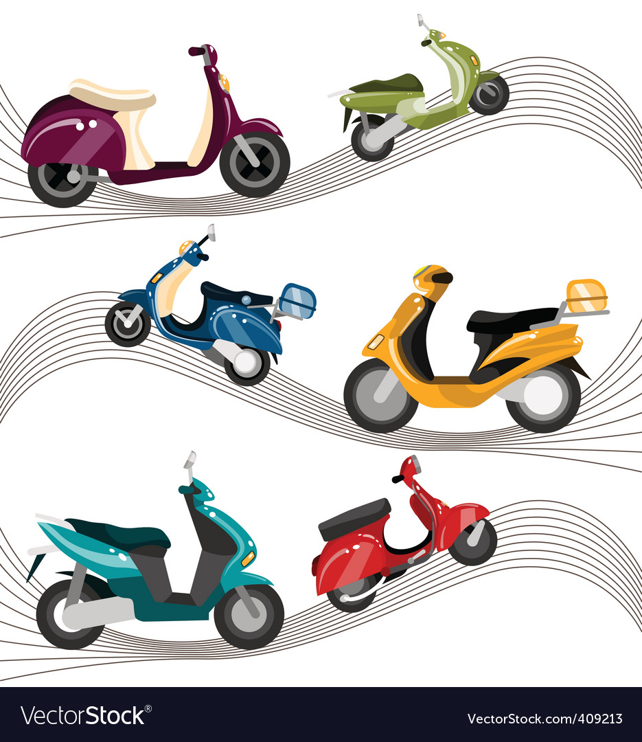 Scooter Royalty Free Vector Image - VectorStock