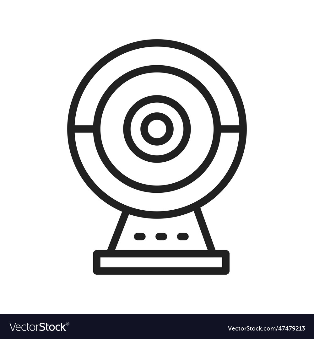 Web camera icon image Royalty Free Vector Image