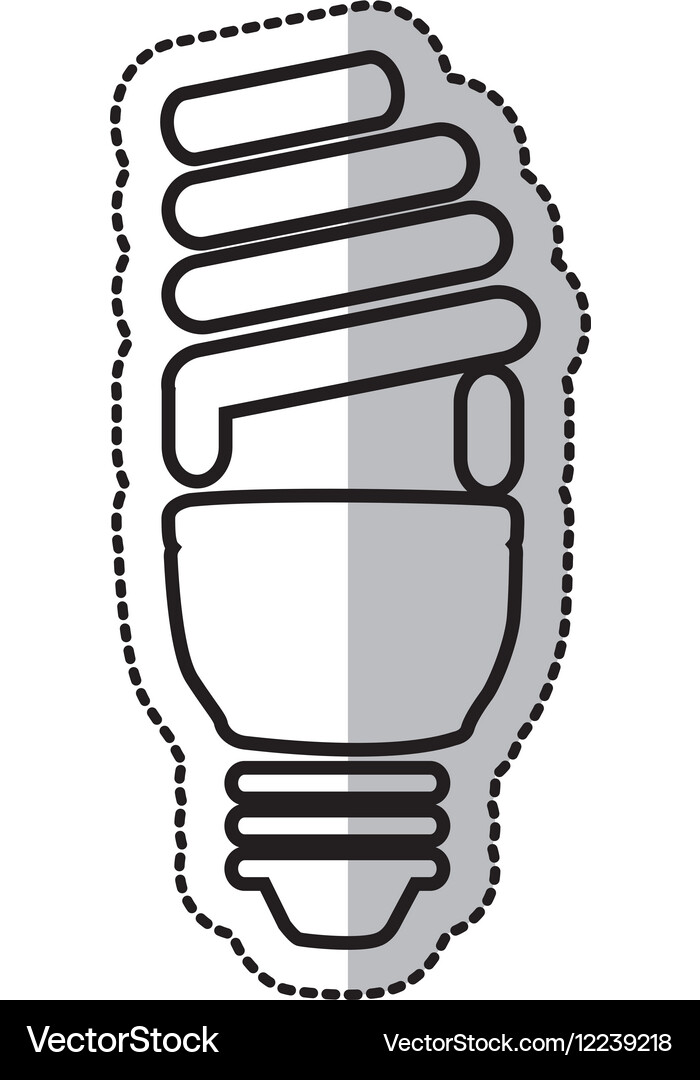 Save bulb isolated icon Royalty Free Vector Image
