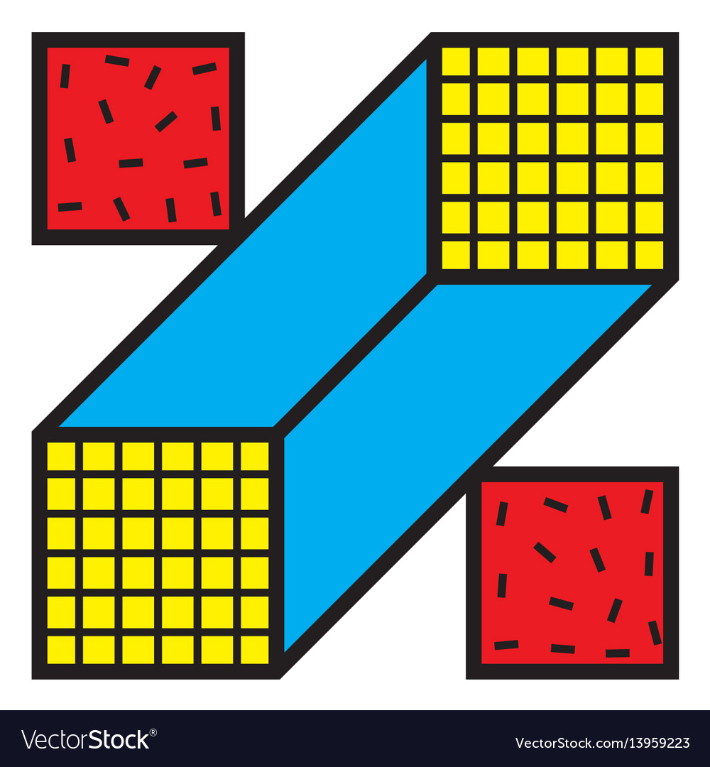 Abstract patch Royalty Free Vector Image - VectorStock