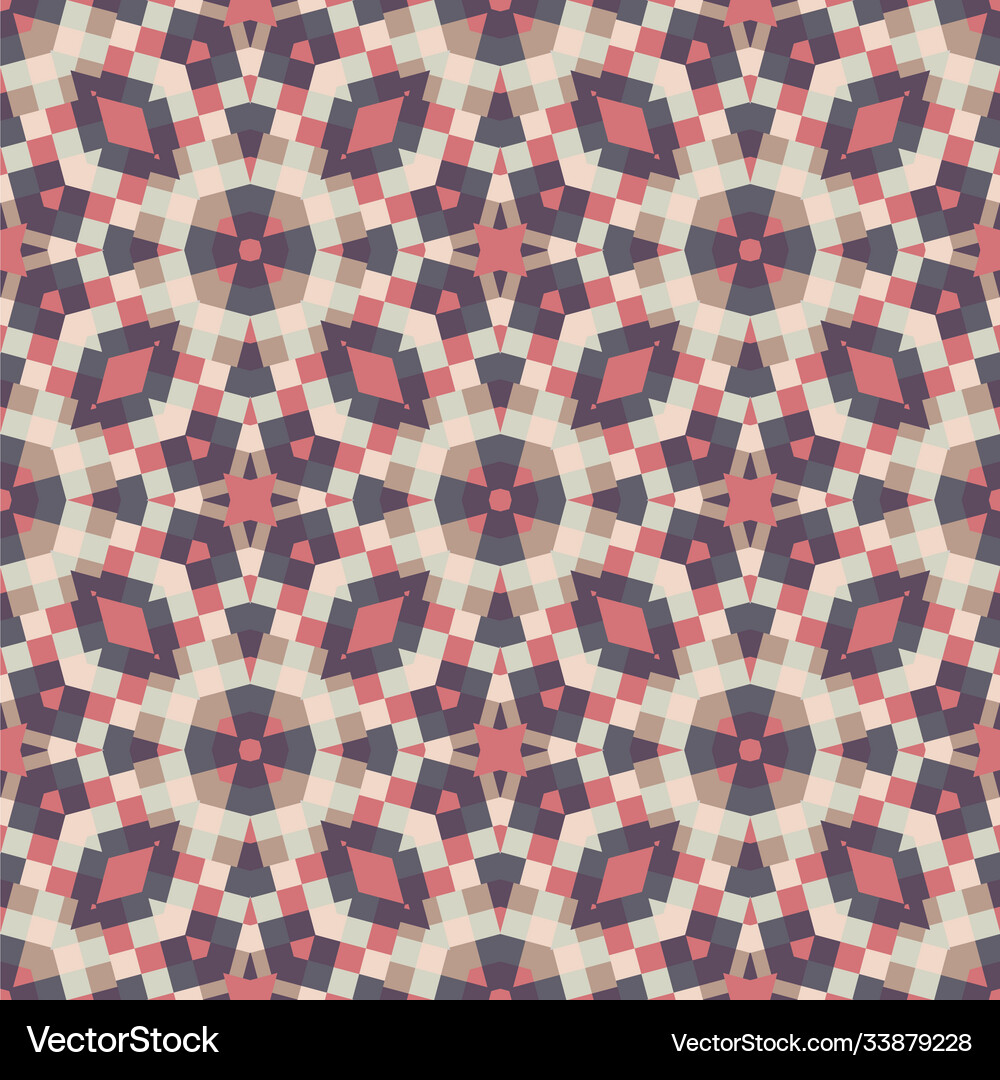 Abstract geometric background seamless pattern Vector Image