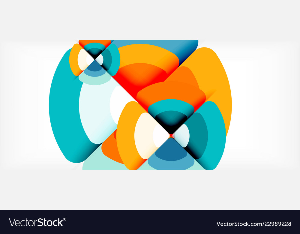 Circle abstract background Royalty Free Vector Image