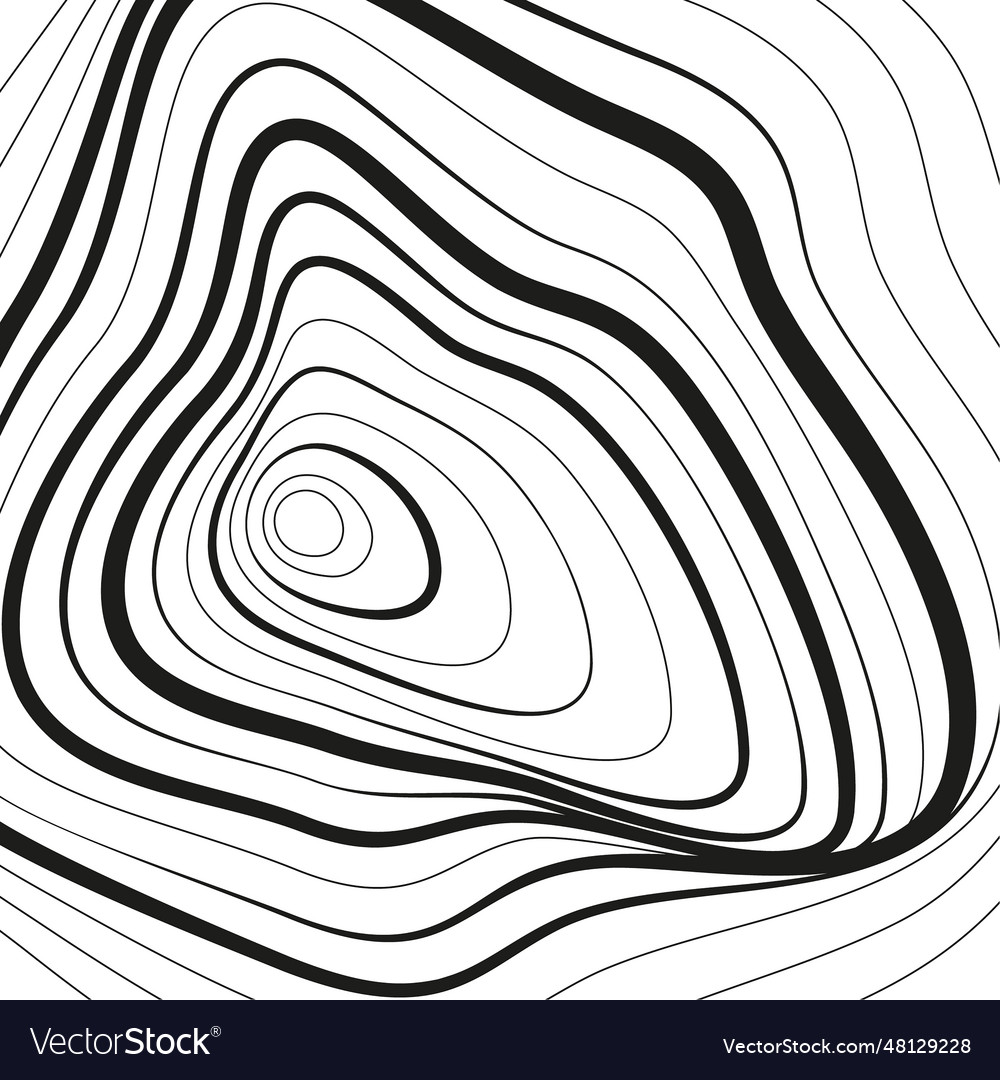 Distorted Wave Monochrome Texture Royalty Free Vector Image