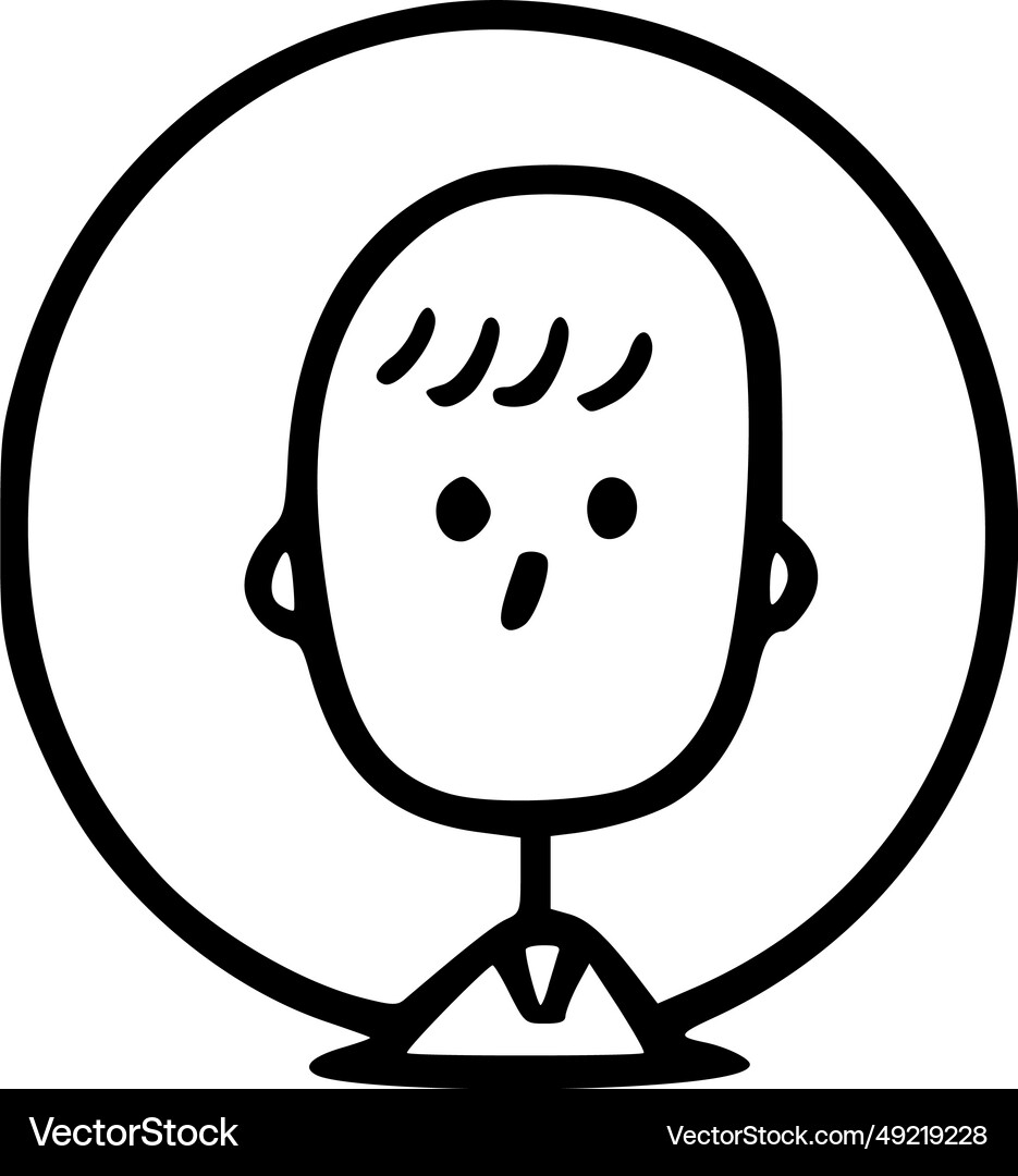 Line art - minimalist and simple silhouette Vector Image