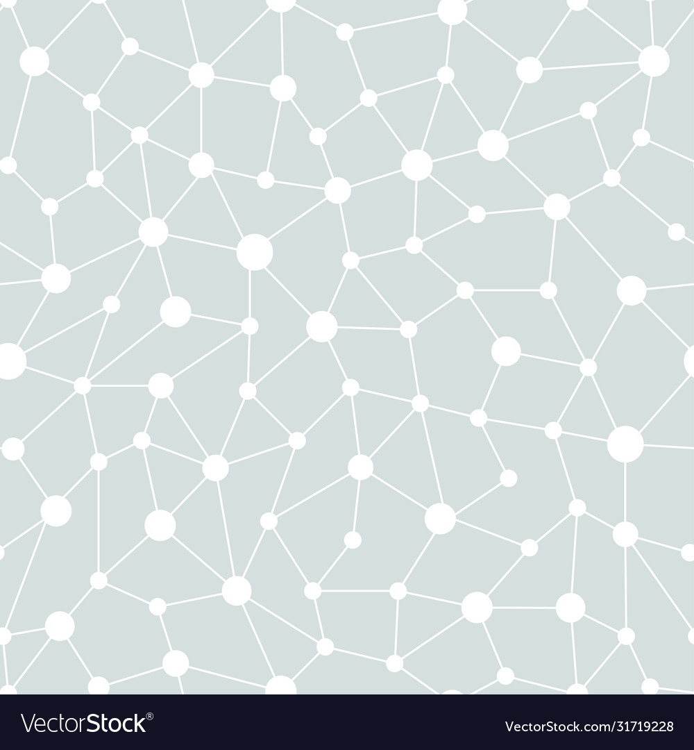 Neural network seamless pattern Royalty Free Vector Image