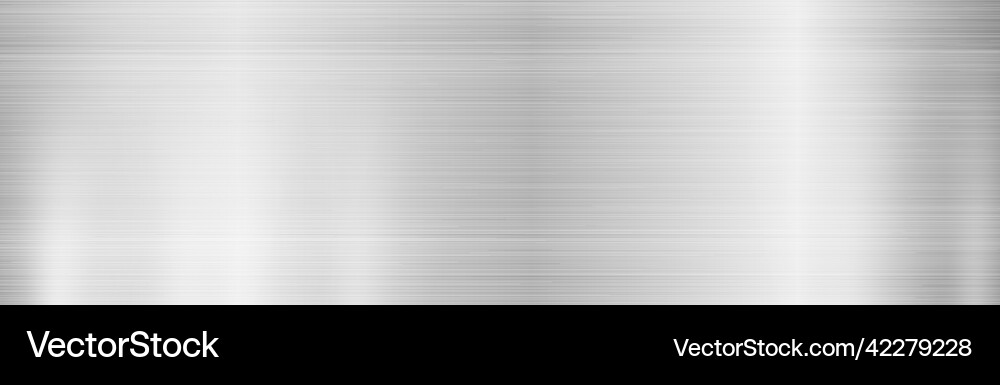 Panoramic background texture metal steel color Vector Image