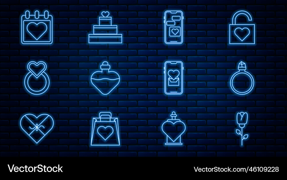 Set line flower rose diamond engagement ring Vector Image