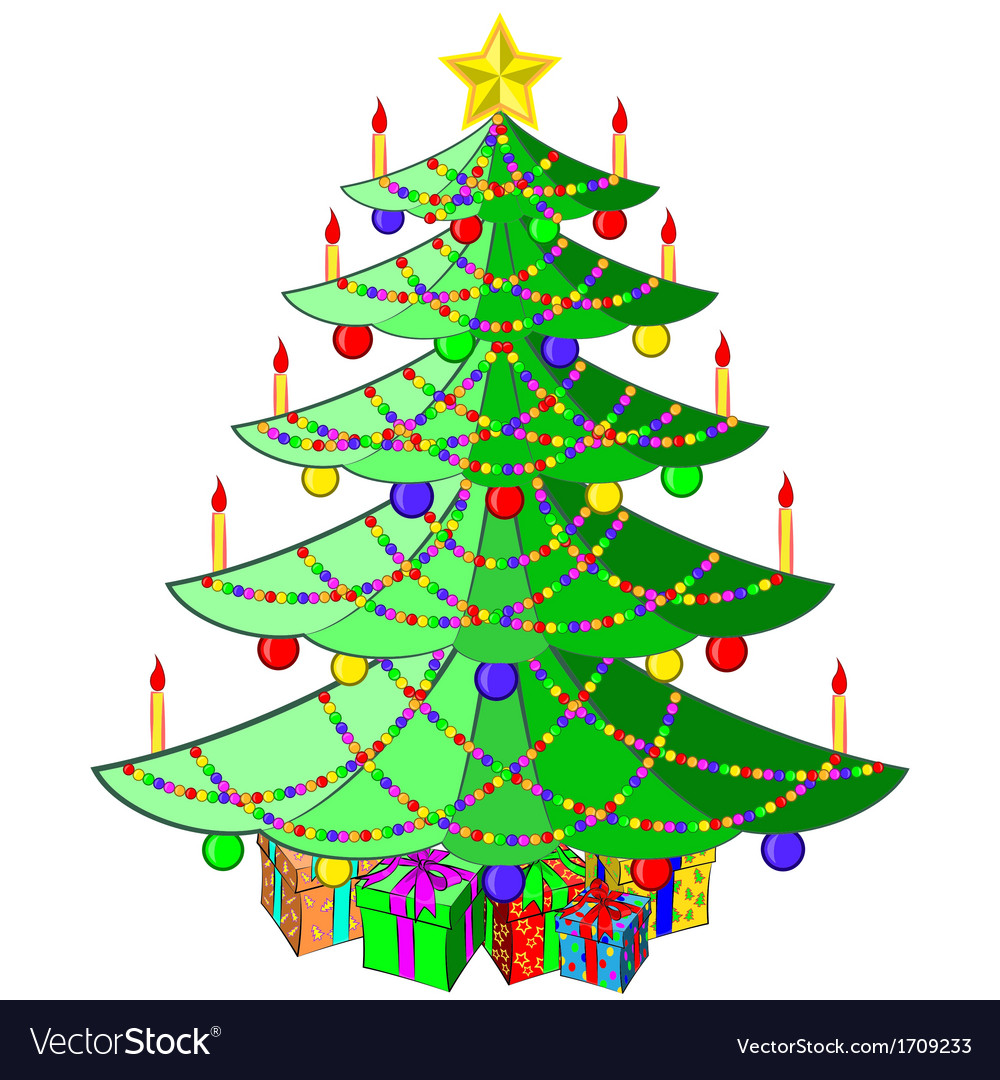 Christmas tree Royalty Free Vector Image - VectorStock