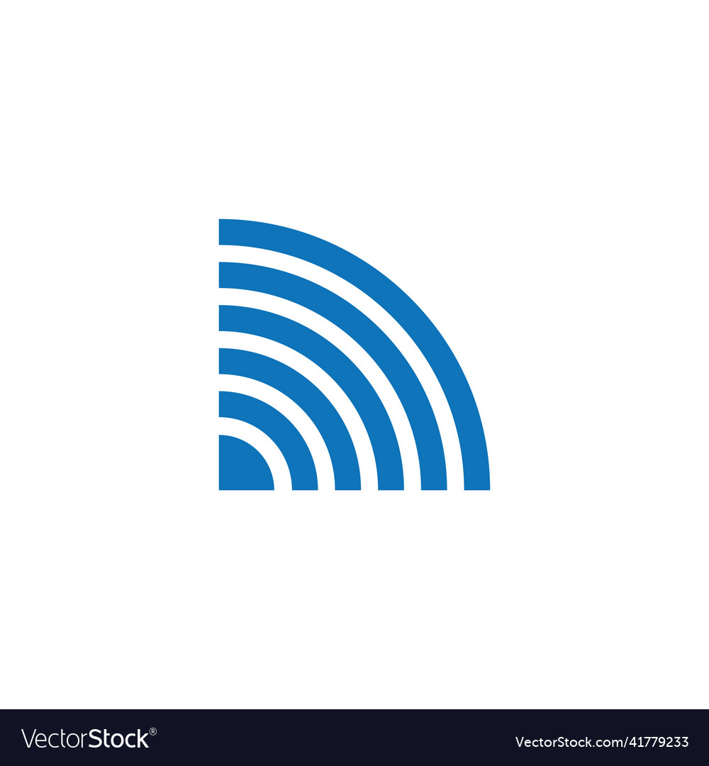 Wireless logo Royalty Free Vector Image - VectorStock
