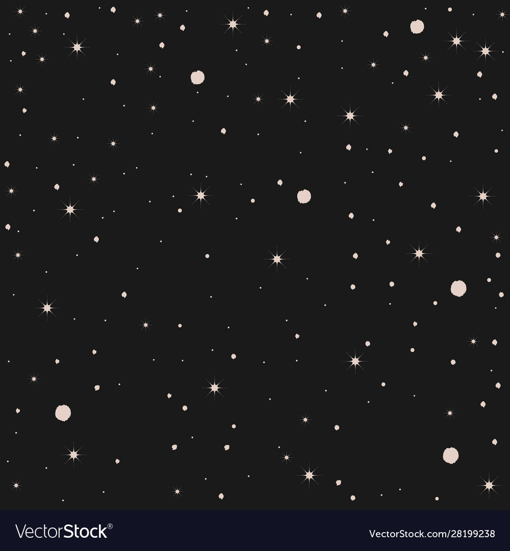 Cosmic Starfield Pattern Royalty Free Vector Image