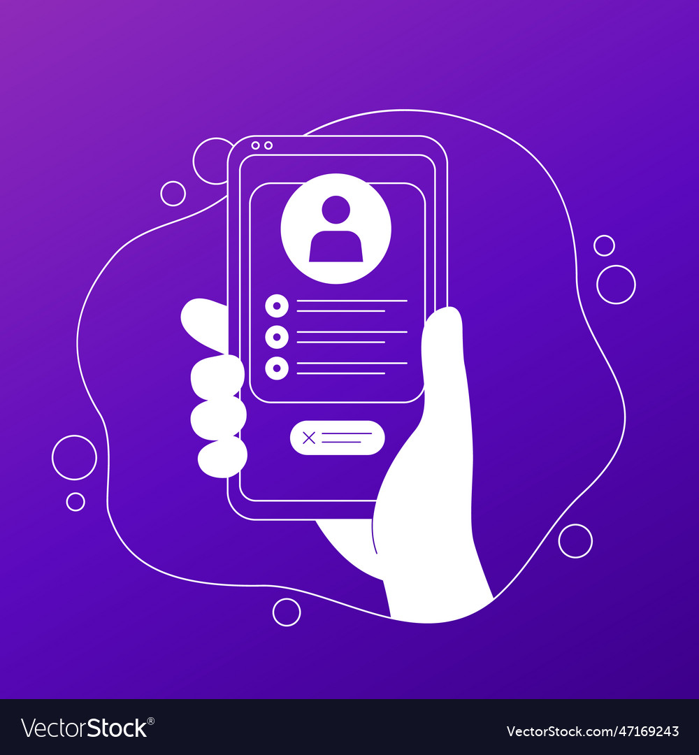 Delete profile or account Royalty Free Vector Image Delete profile or account Royalty Free Vector Image