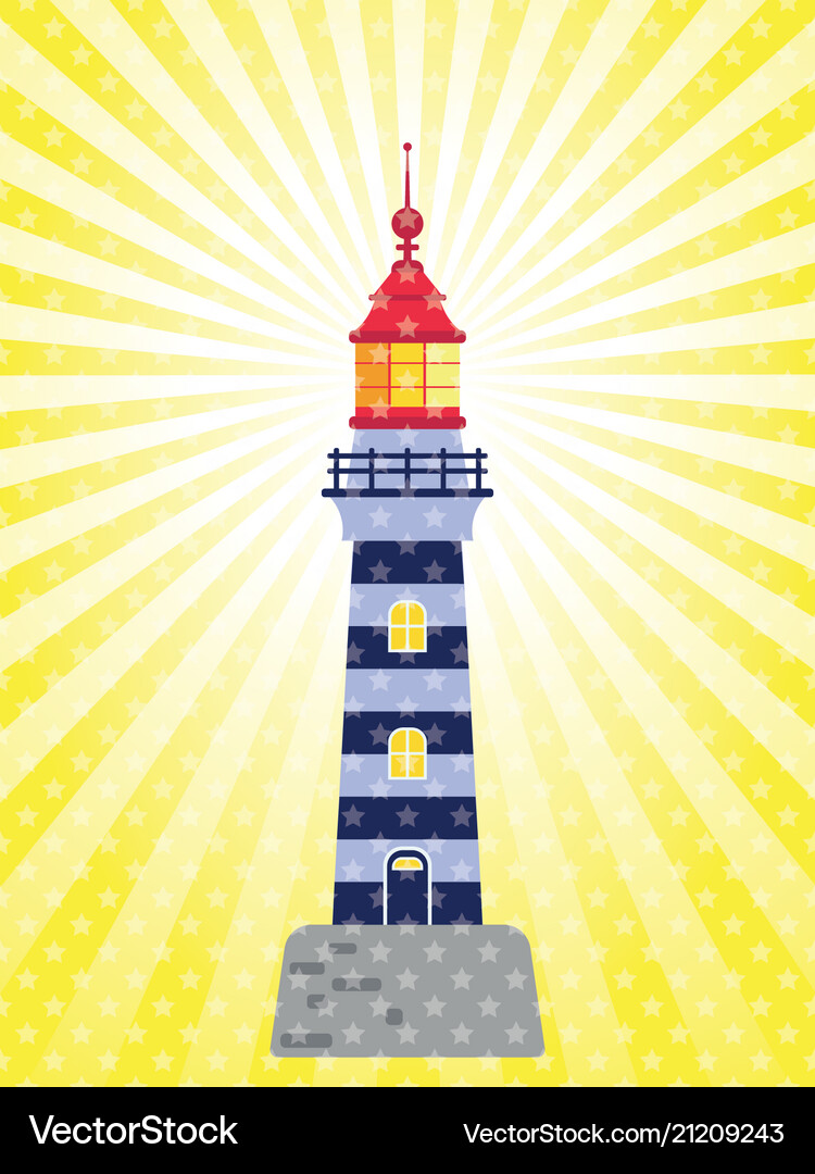Lighthouse Royalty Free Vector Image - VectorStock