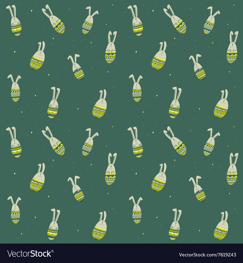 Rabbits background Royalty Free Vector Image - VectorStock