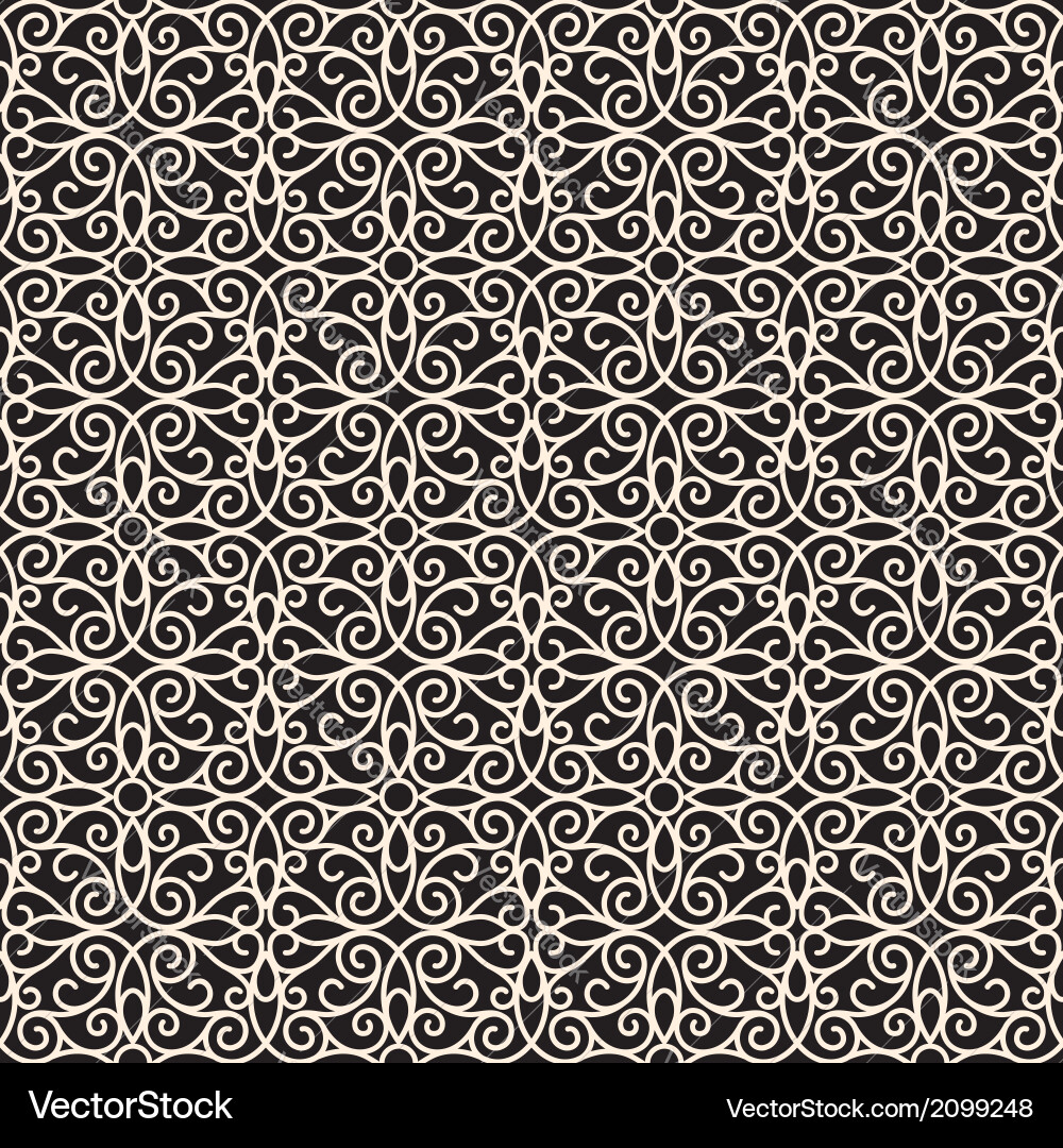 Swirly lace pattern Royalty Free Vector Image - VectorStock
