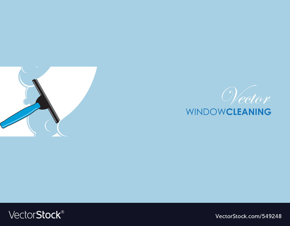 Window cleaning Royalty Free Vector Image - VectorStock