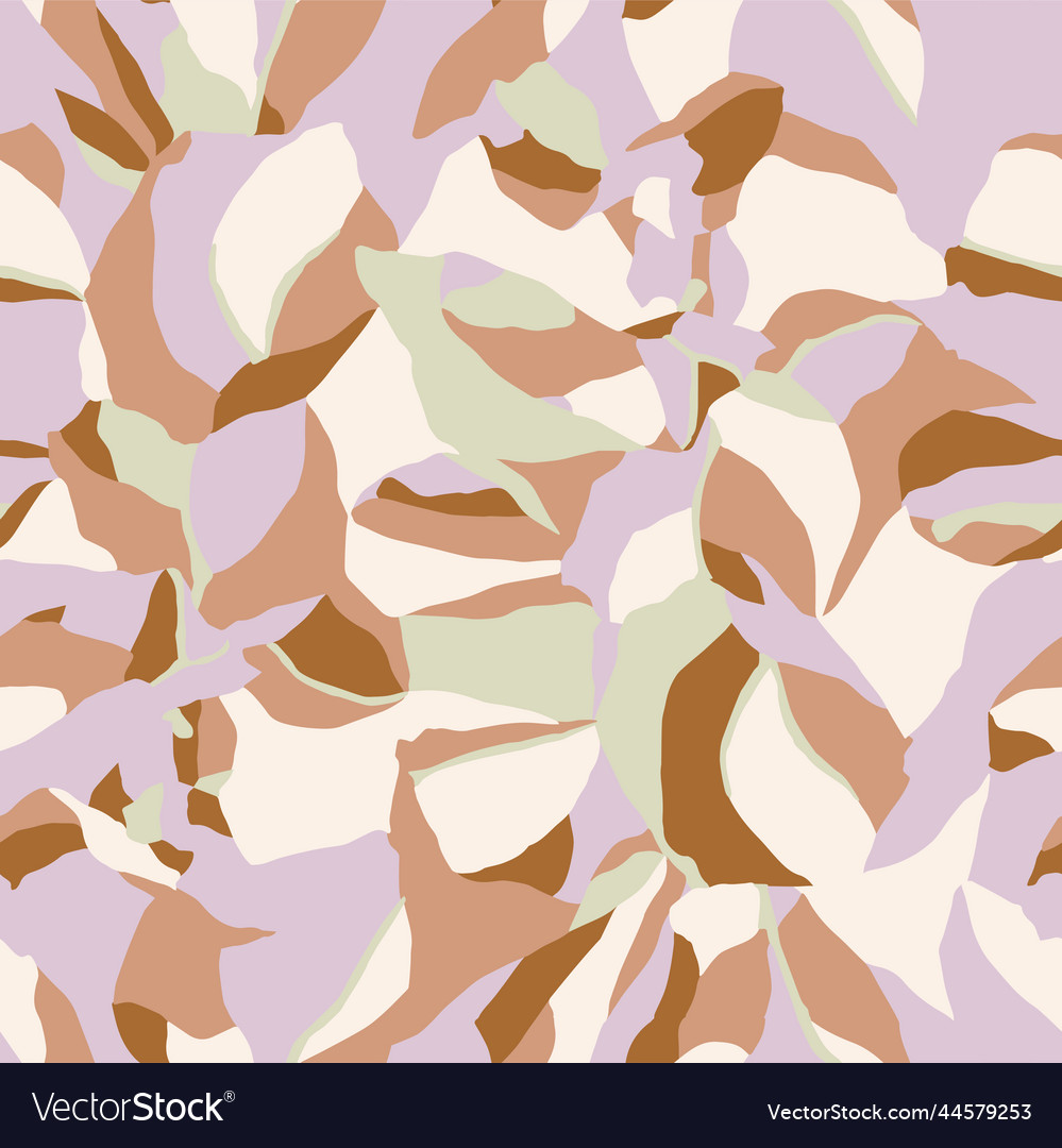 Abstract shape seamless pattern Royalty Free Vector Image