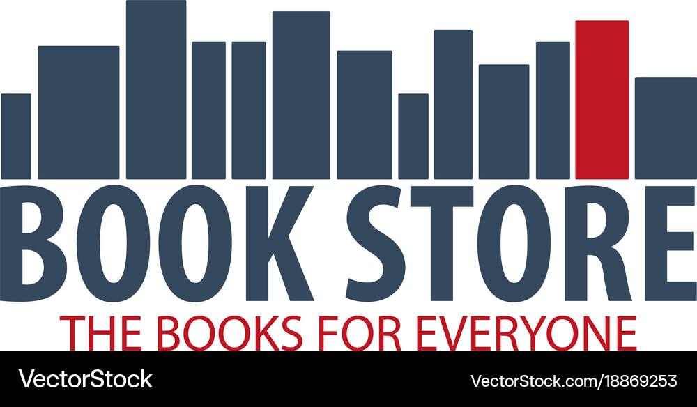 Book store logo education and emblem Royalty Free Vector