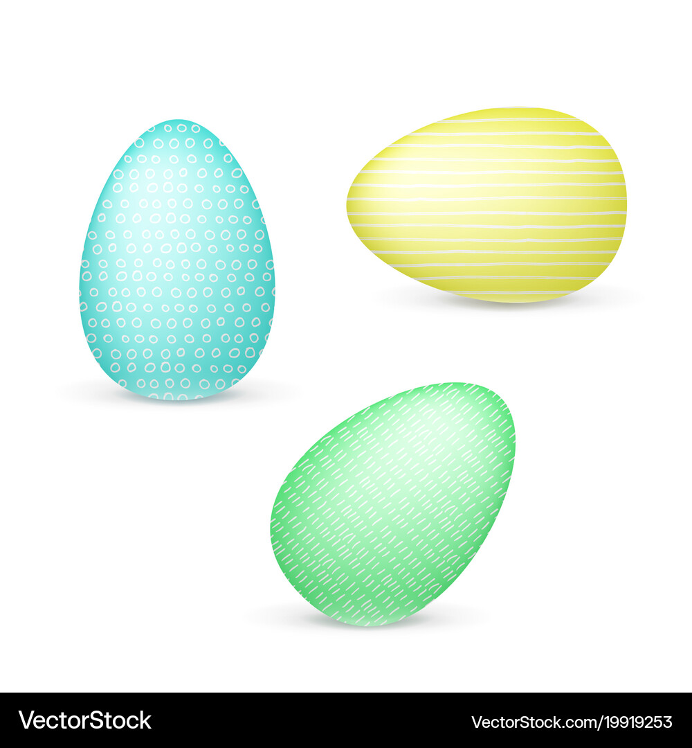 Easter eggs design Royalty Free Vector Image - VectorStock