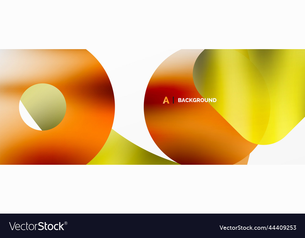 Metallic shiny geometric surfaces round shapes Vector Image