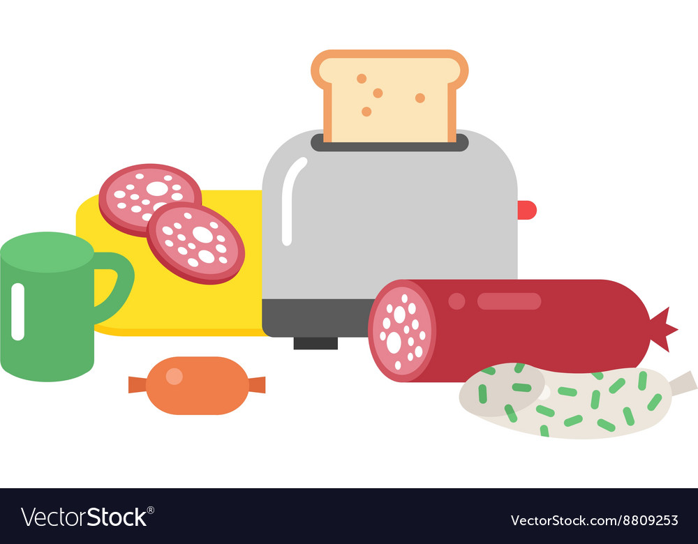 Quick lunch Royalty Free Vector Image - VectorStock
