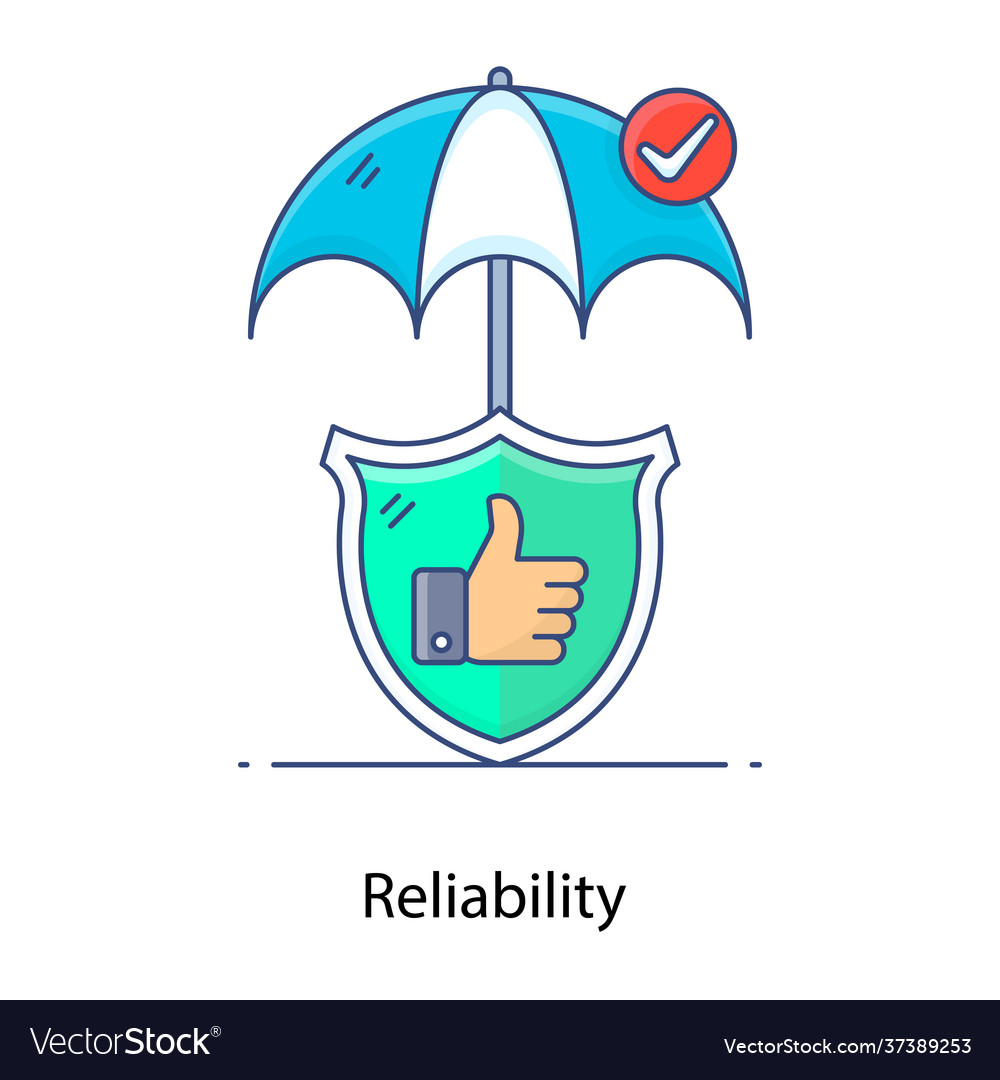 Reliability Royalty Free Vector Image - VectorStock