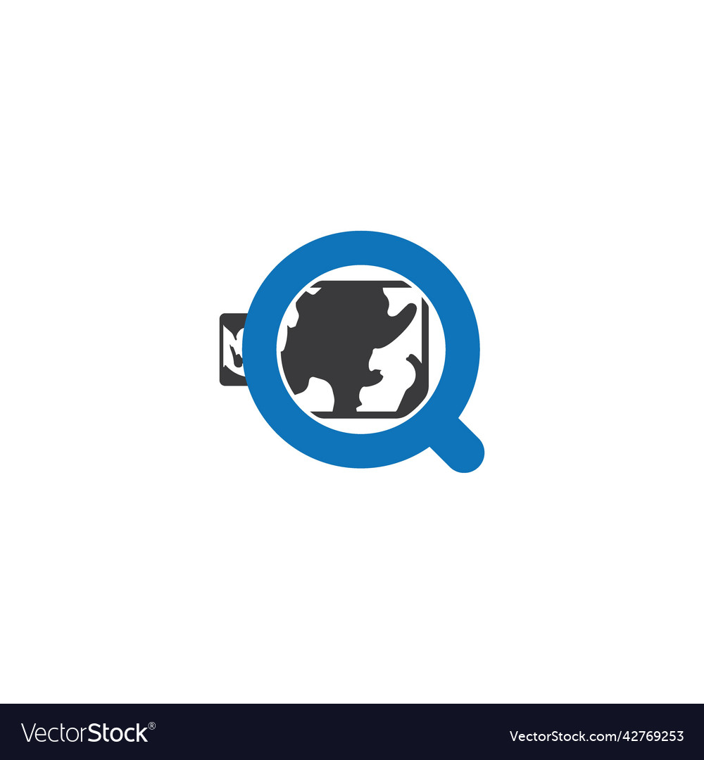 Search map icon Royalty Free Vector Image - VectorStock