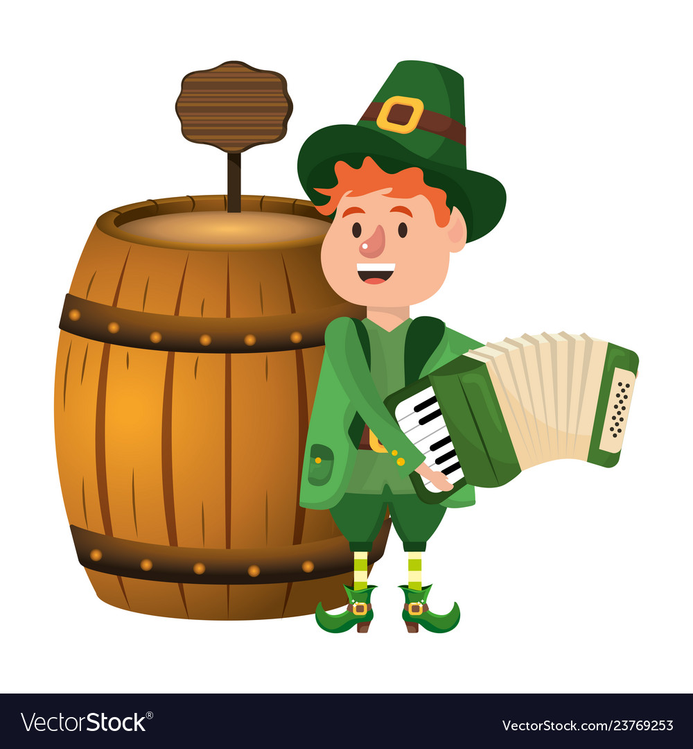 St Patricks Day Leprechaun Royalty Free Vector Image