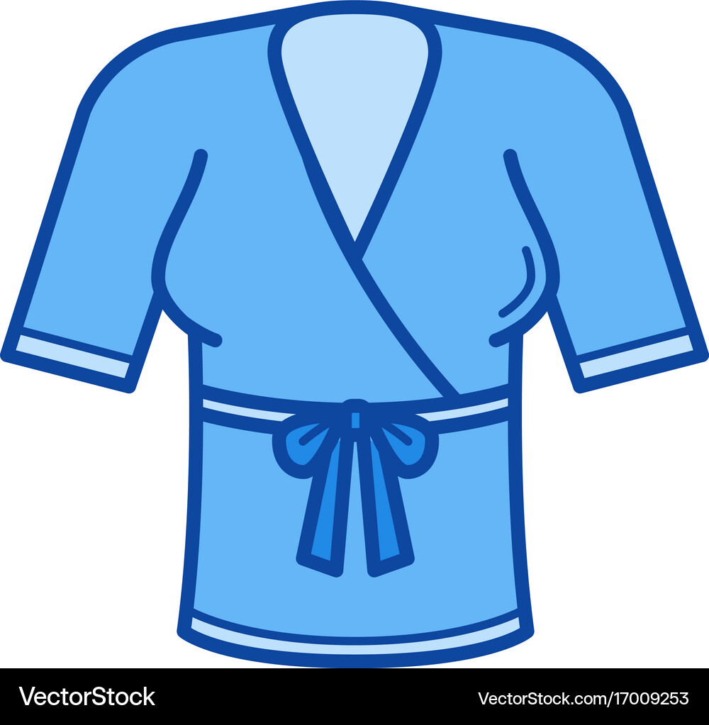 Woman blouse line icon Royalty Free Vector Image