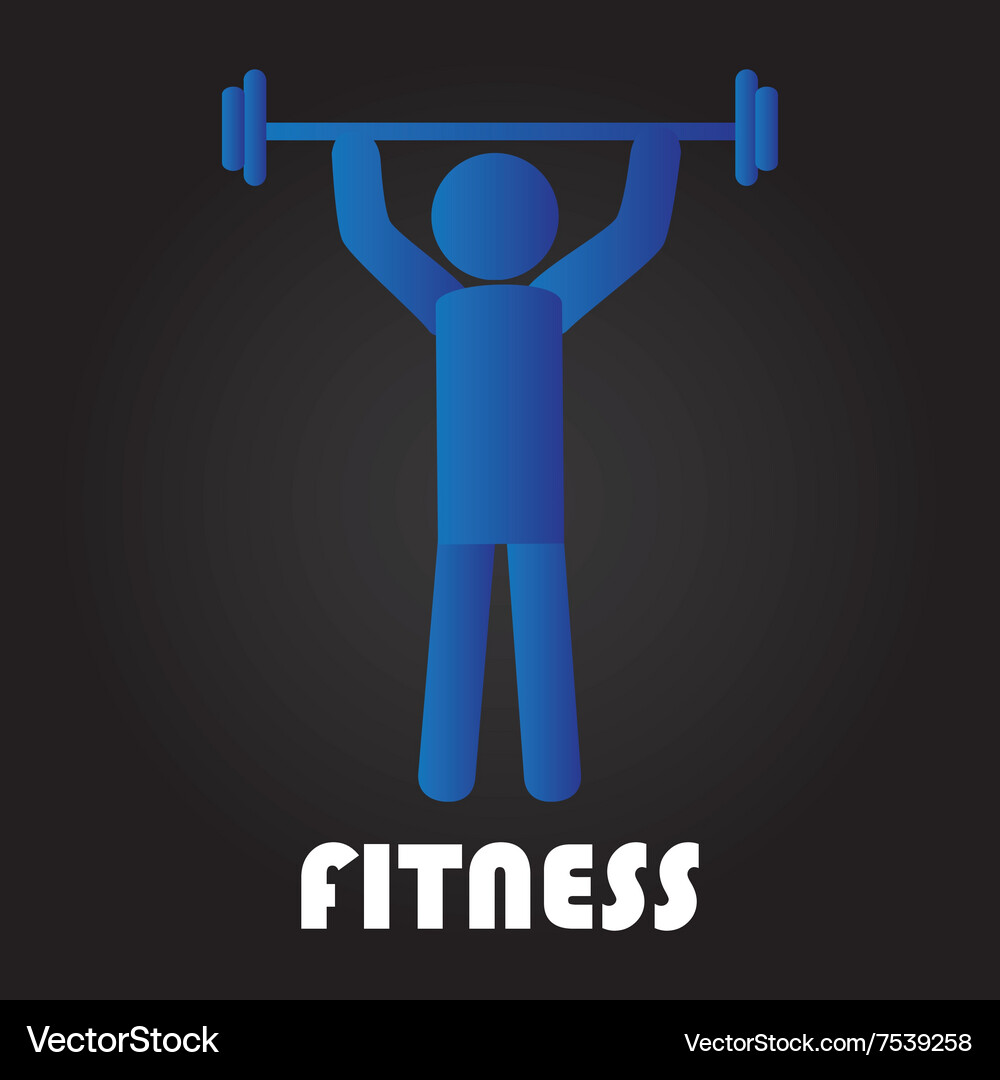 Fitness gym design Royalty Free Vector Image - VectorStock
