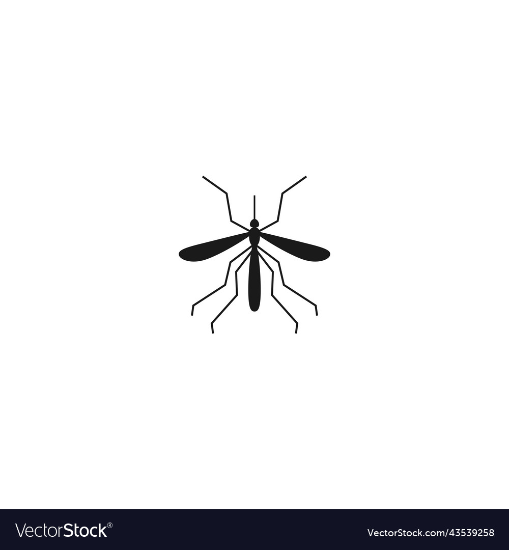 Mosquito icon flat pictogram Royalty Free Vector Image Mosquito icon flat pictogram Royalty Free Vector Image