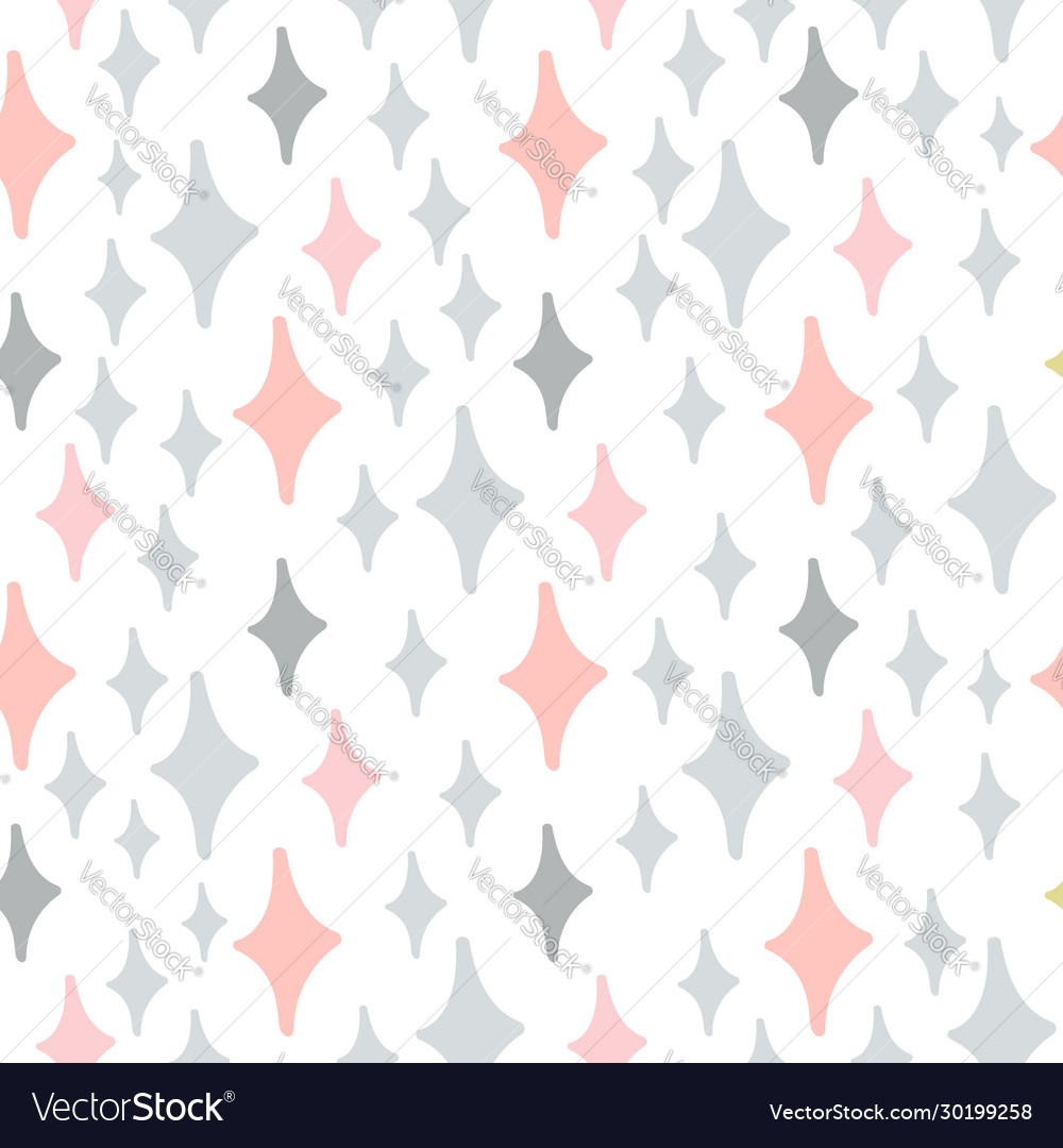 Seamless pattern with stars Royalty Free Vector Image