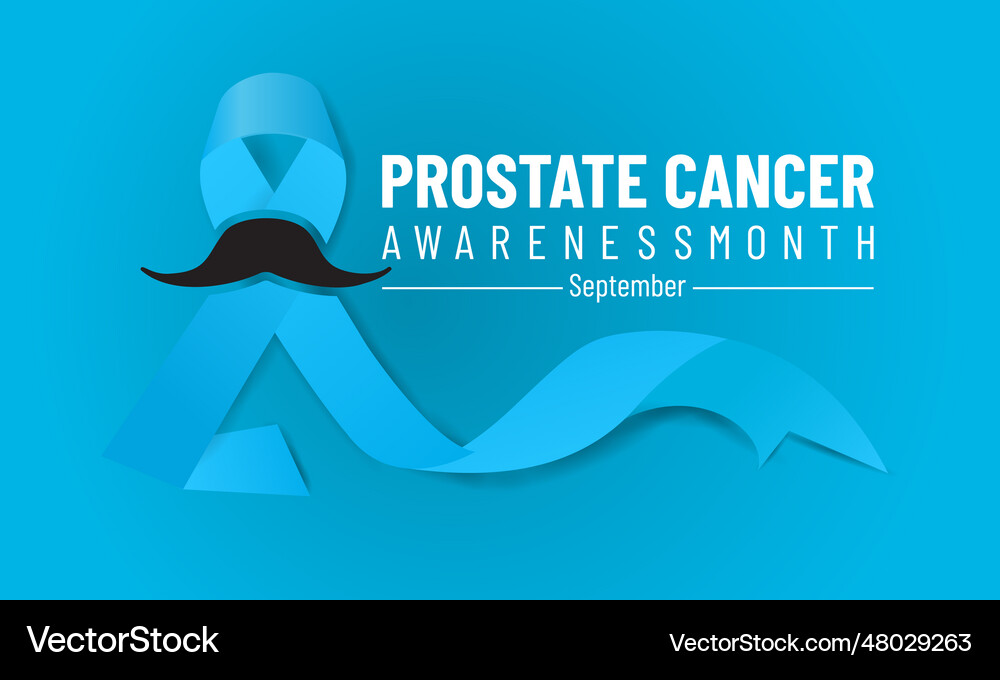 Men health prostate cancer Royalty Free Vector Image