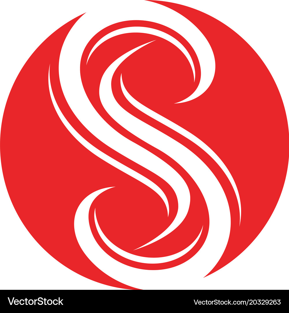 S logo and symbols template icons Royalty Free Vector Image