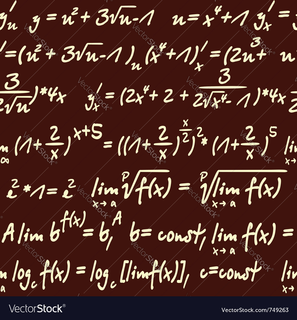 Science mathematics pattern Royalty Free Vector Image