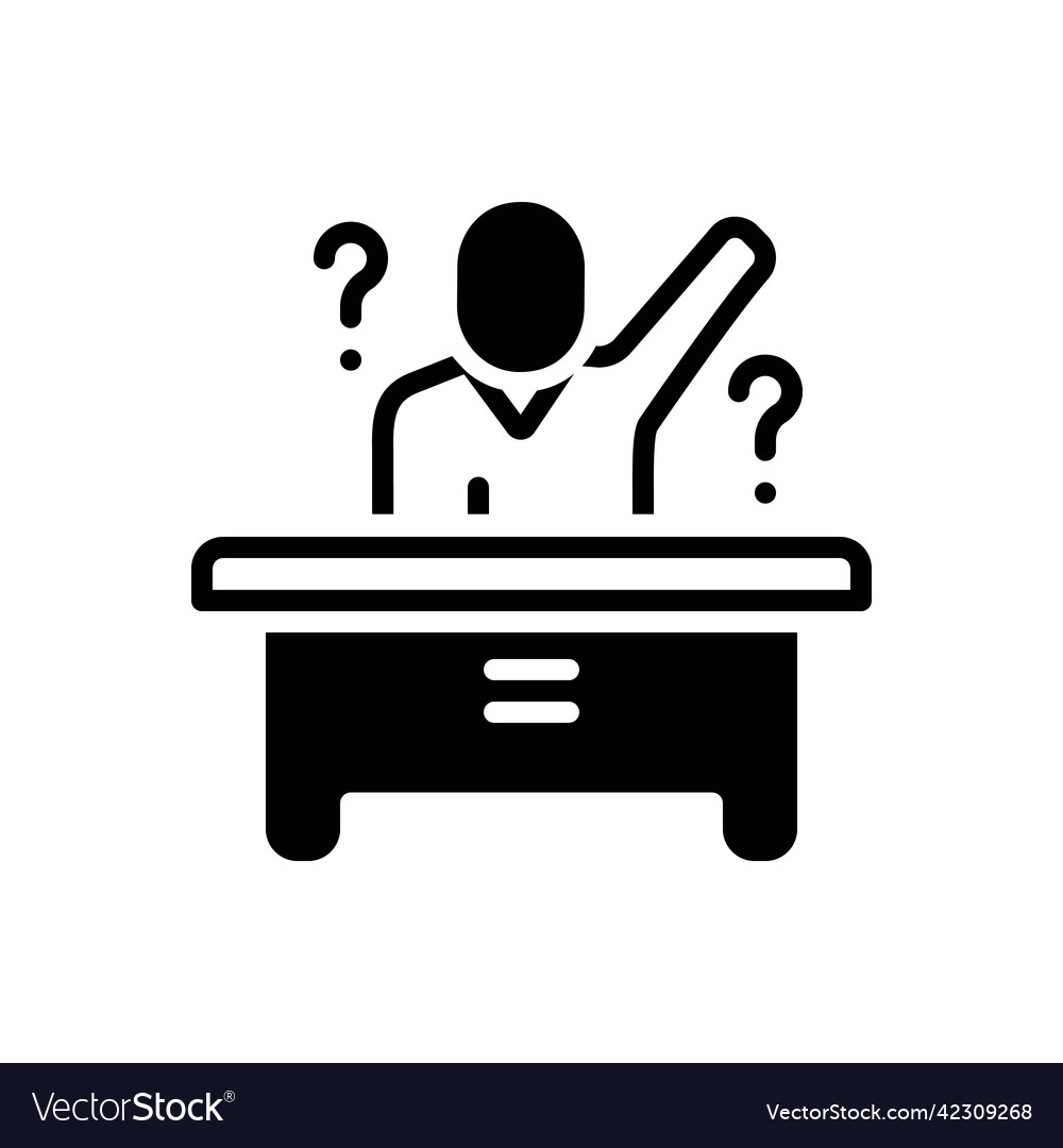 Asking Royalty Free Vector Image - VectorStock
