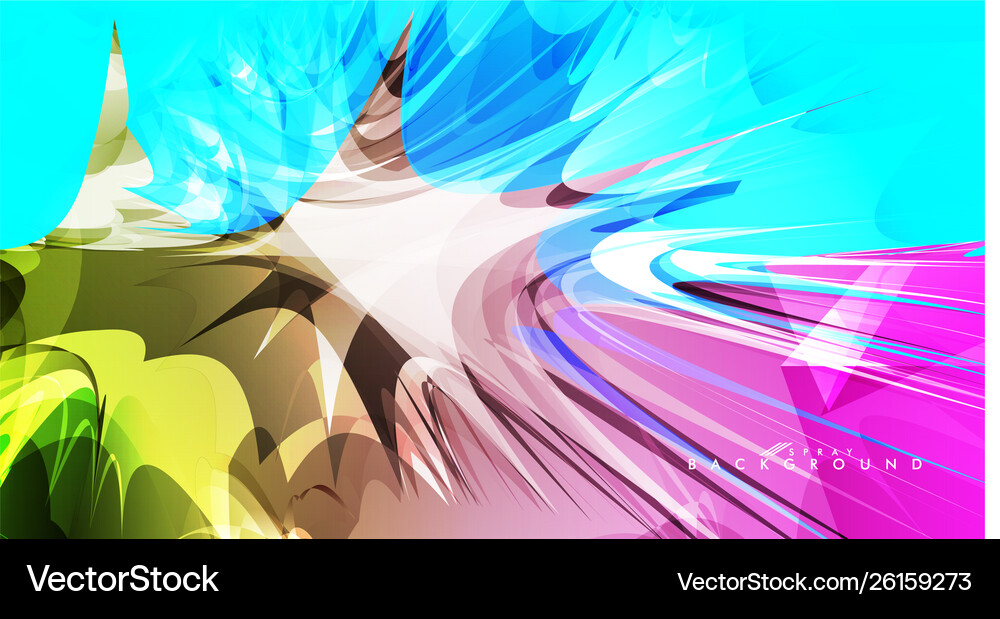 Abstract background color watercolor mix Vector Image