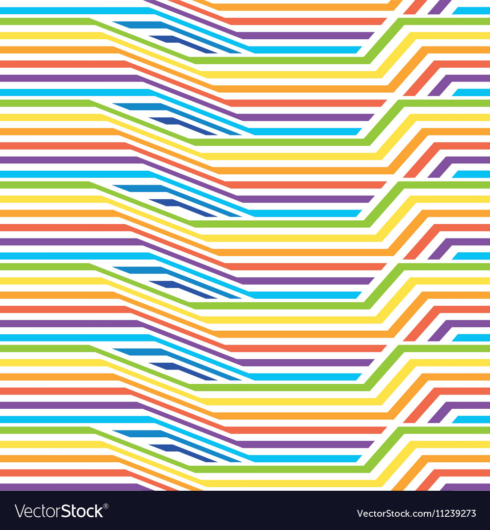 Geometric pattern by stripes Royalty Free Vector Image