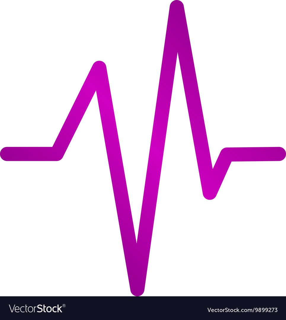 Heart beat cardiogram medical icon Royalty Free Vector Image Heart beat cardiogram medical icon Royalty Free Vector Image