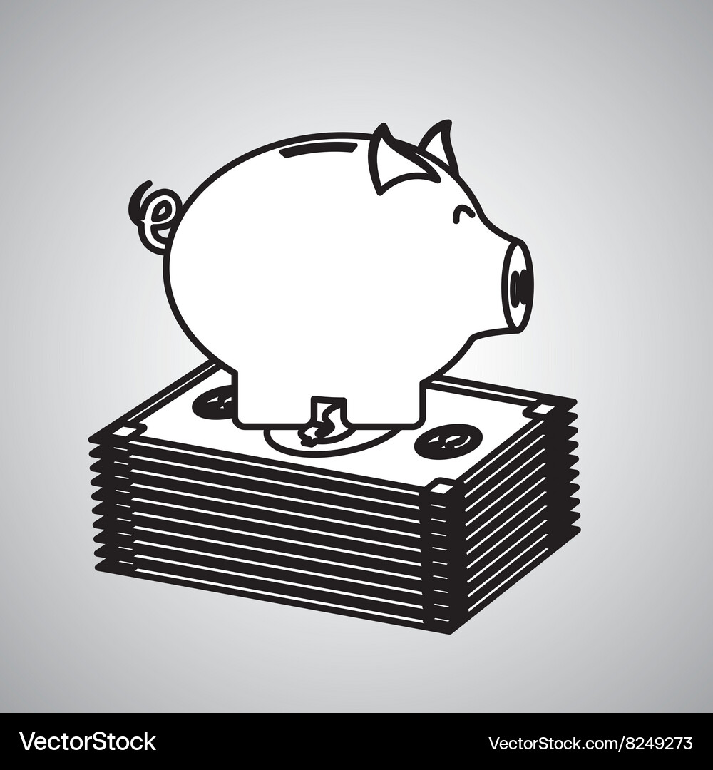 Money bills design Royalty Free Vector Image - VectorStock