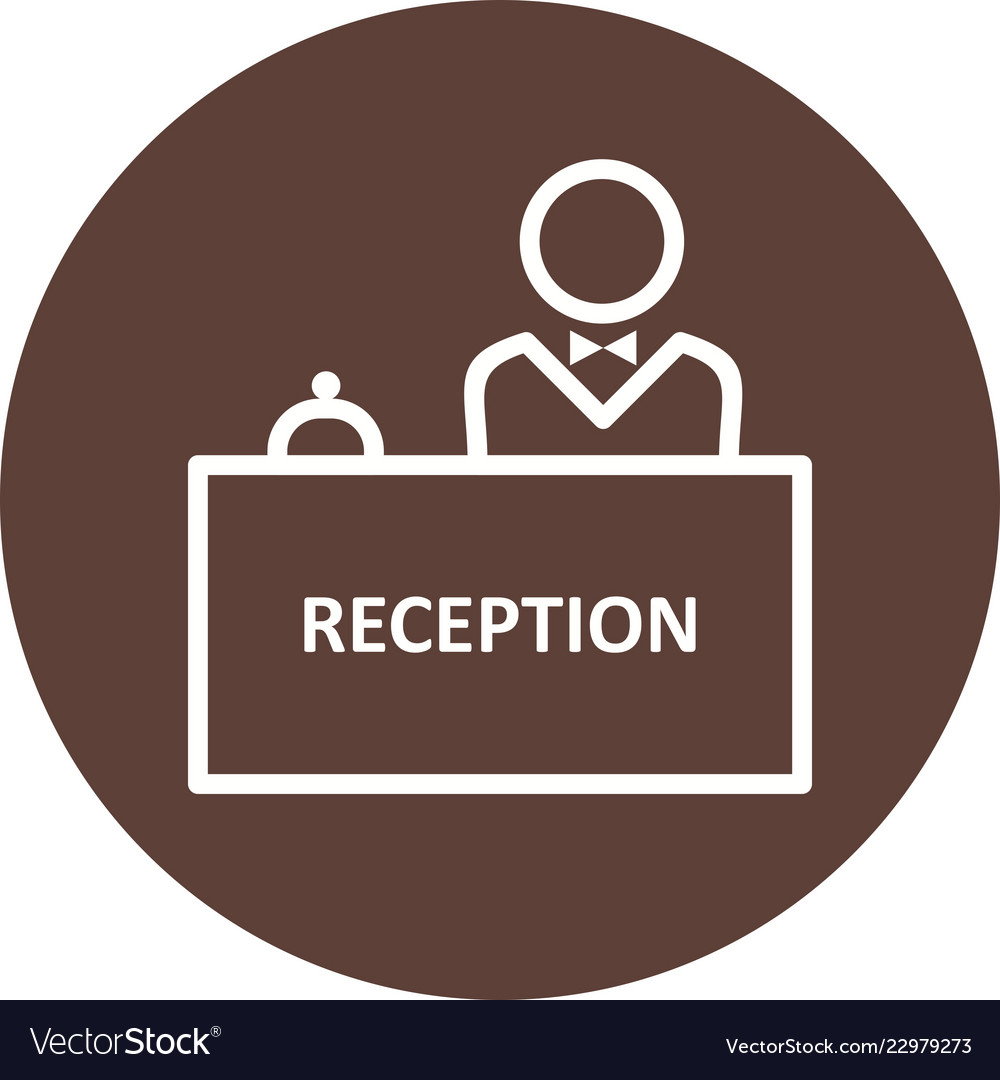 Reception icon Royalty Free Vector Image - VectorStock