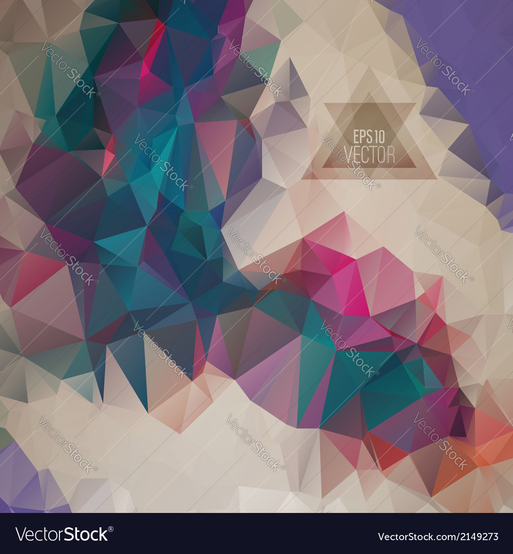 Retro pattern geometric shapes Royalty Free Vector Image