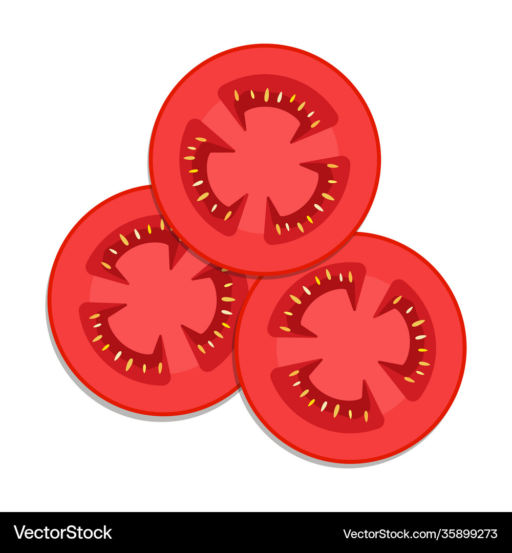 Sliced Tomato Icon