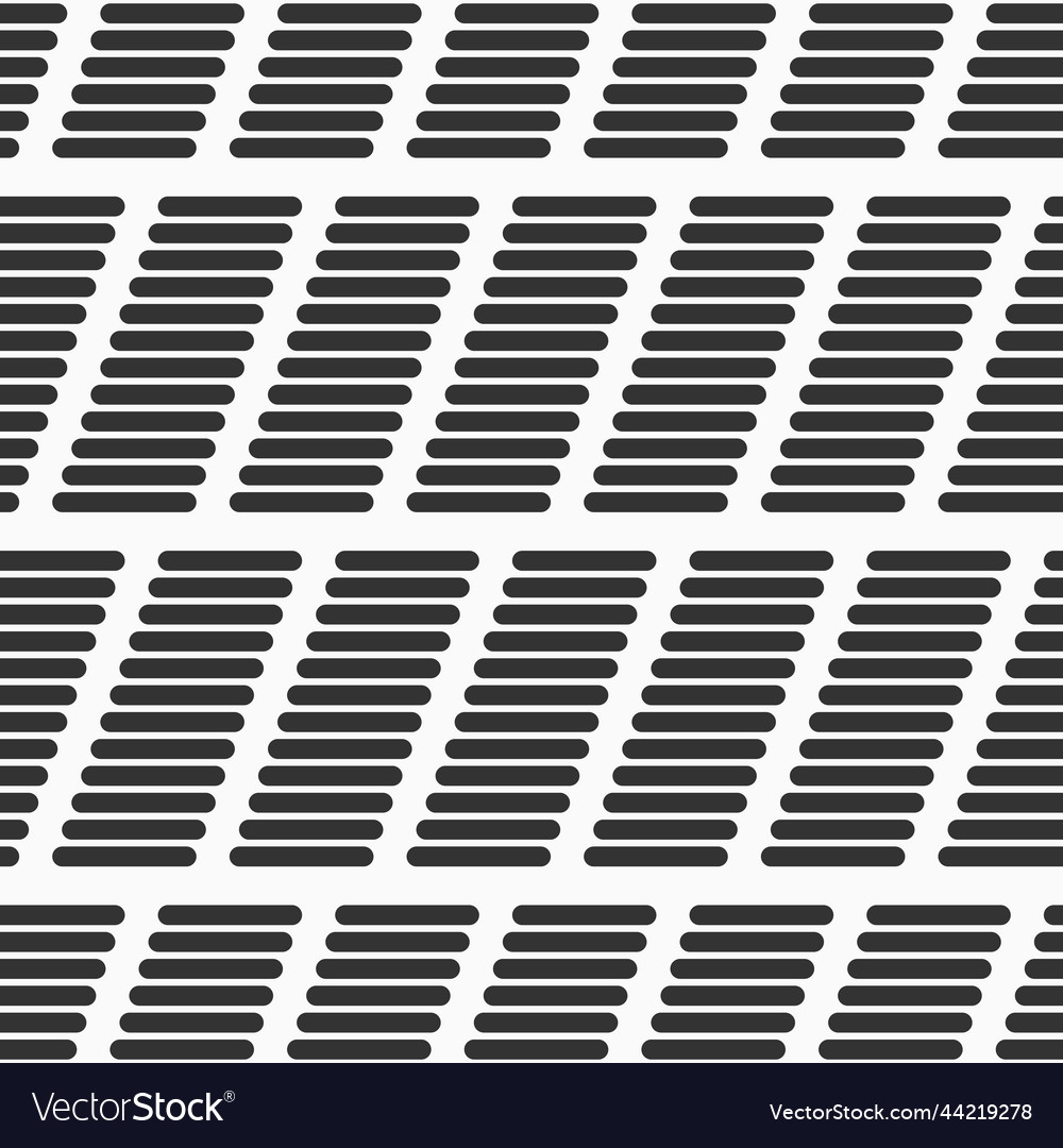 Abstract geometric seamless pattern with parallel Vector Image