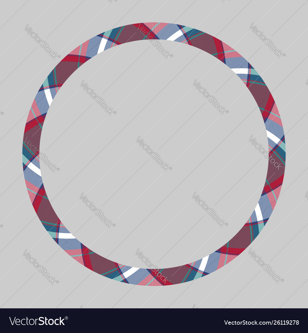 Circle borders and frames round border pattern Vector Image