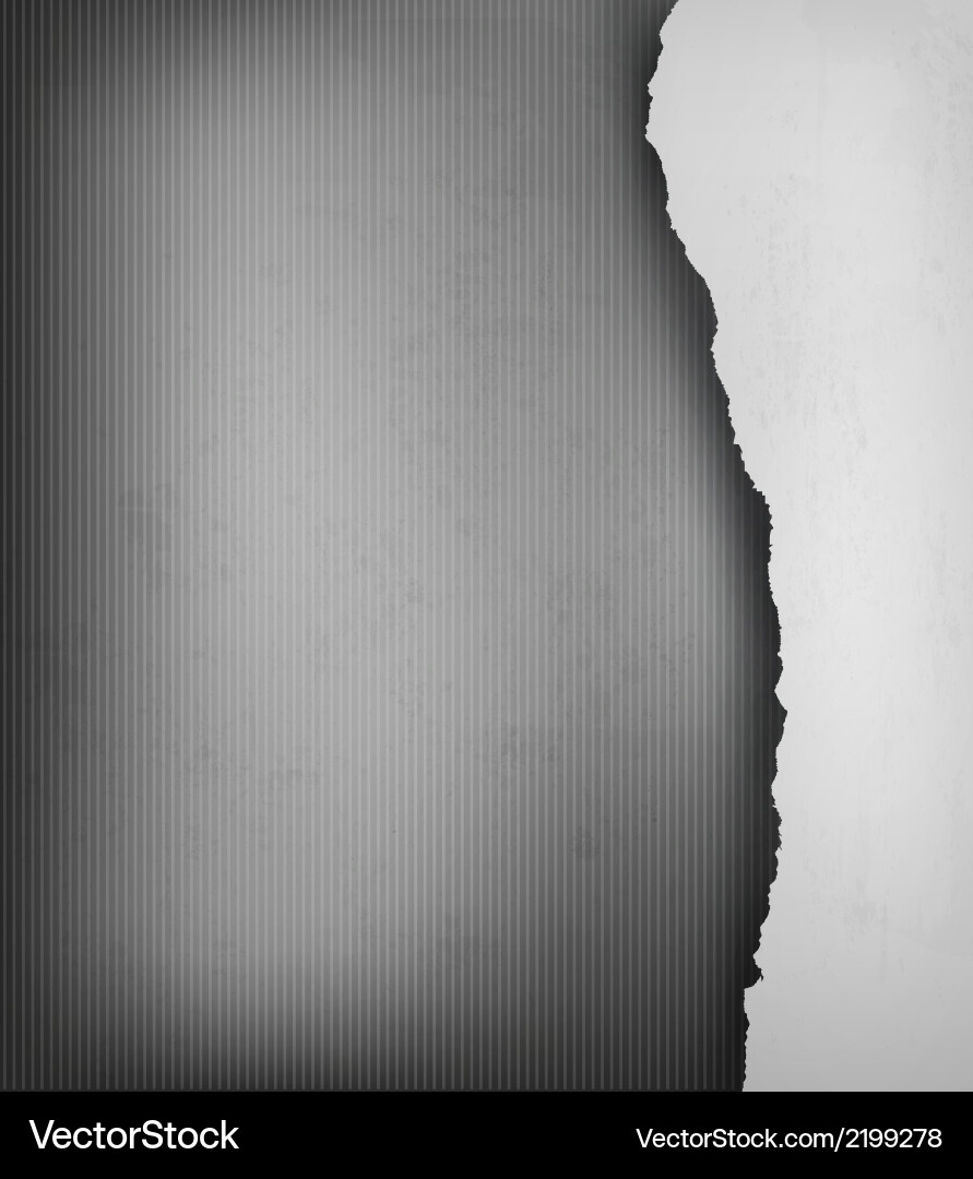 Old background with grey ripped paper and old wall